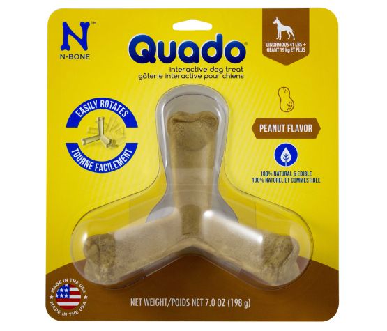 N-Bone Quado Gâterie Pour Chien Arachides Géant 7Oz – Animo etc