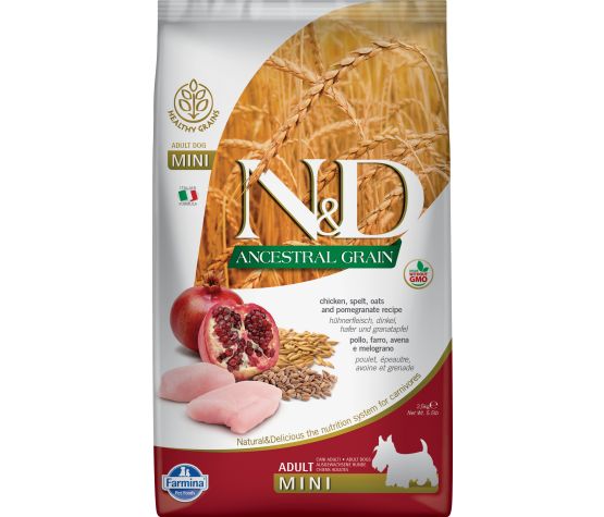 Farmina N&D Grains Ancestraux Chien Poulet & Pomme Grenade Mini – Animo etc