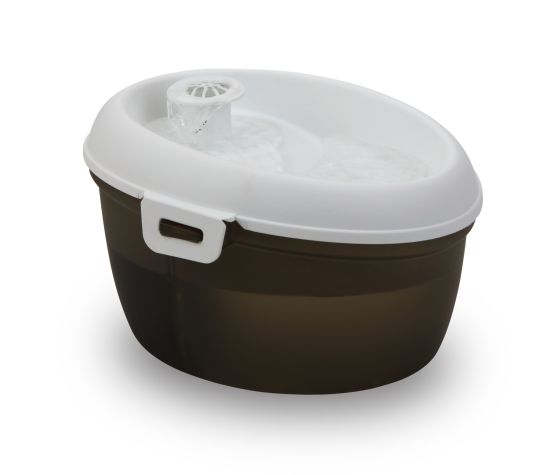 H2O Cat Fountain / Drinker (1.2 Liter) Black and White – Animo etc